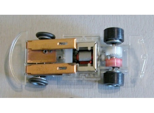 Tyco TCR Chassis 1° série Neuf d'époque avec éclairage